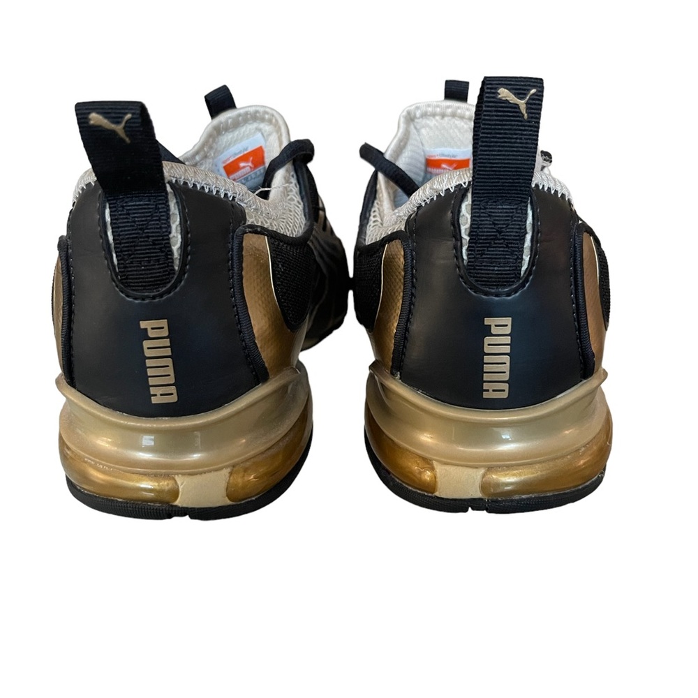 Puma Rare Running Eco Ortholite Black And Gold Shoes … - Gem